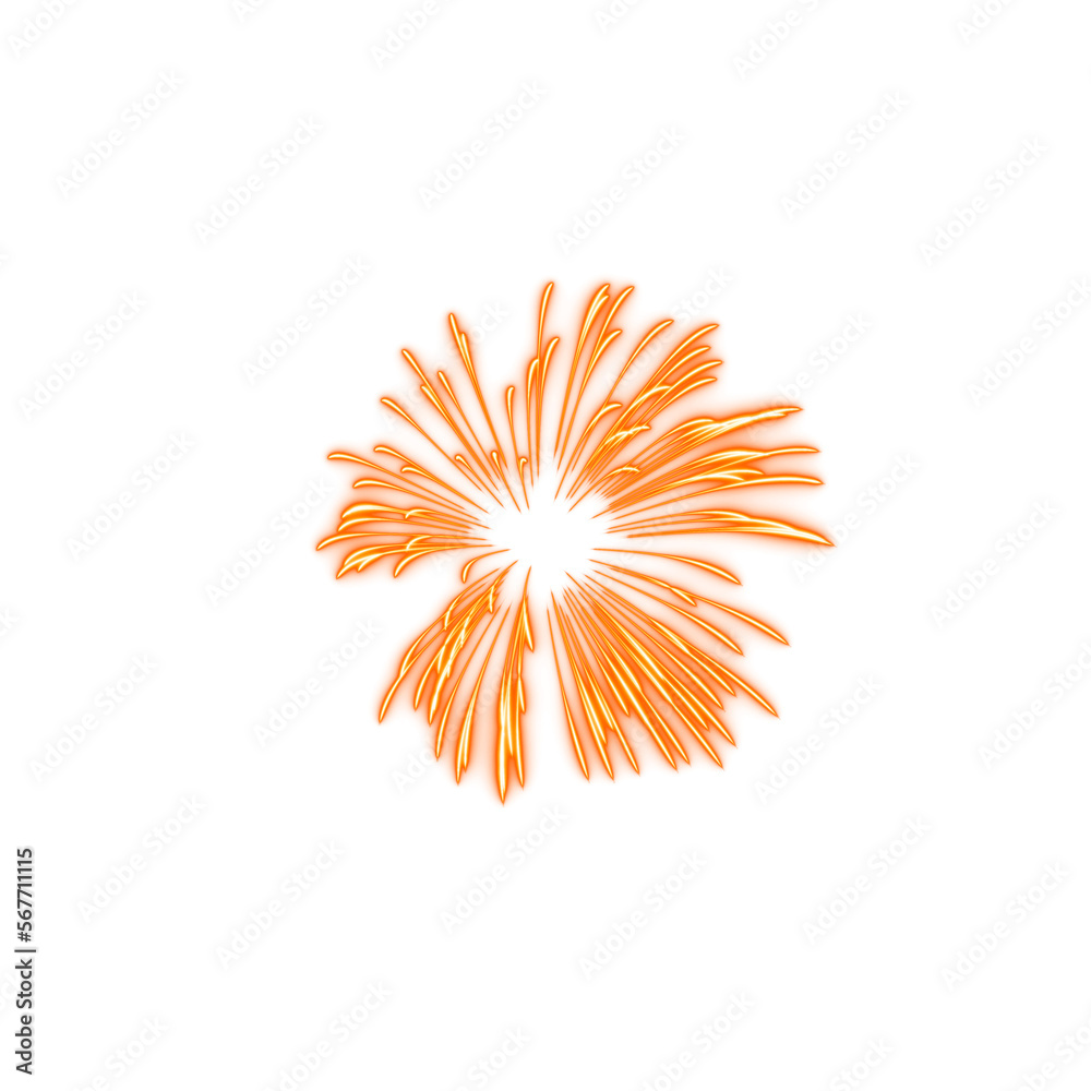 Realistic firework elements PNG format easy to use festive sparkler ...