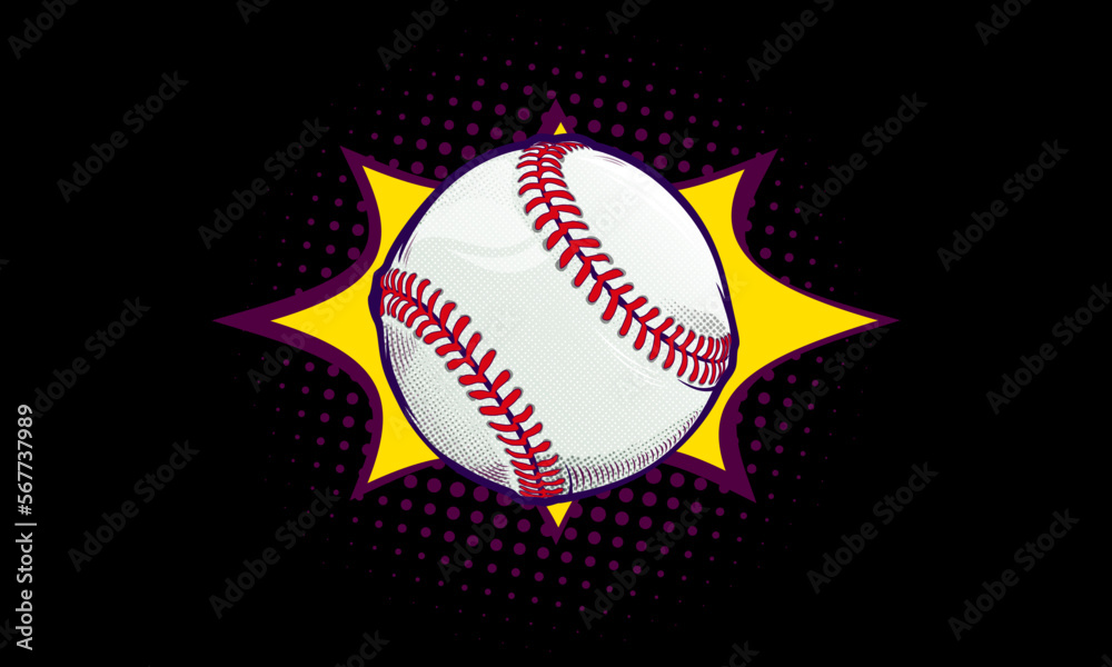 Baseball ball retro sport design for any purposes. Retro baseball ...