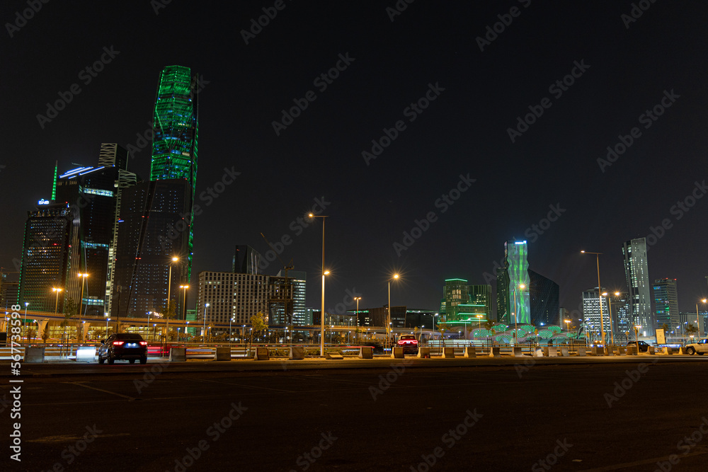 King Abdullah Financial Towers in the Kingdom of Saudi Arabia, Riyadh ...