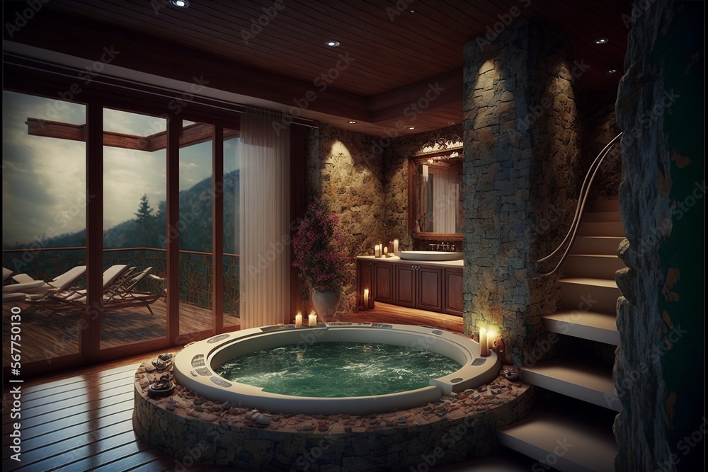 Indoor Jacuzzi Design