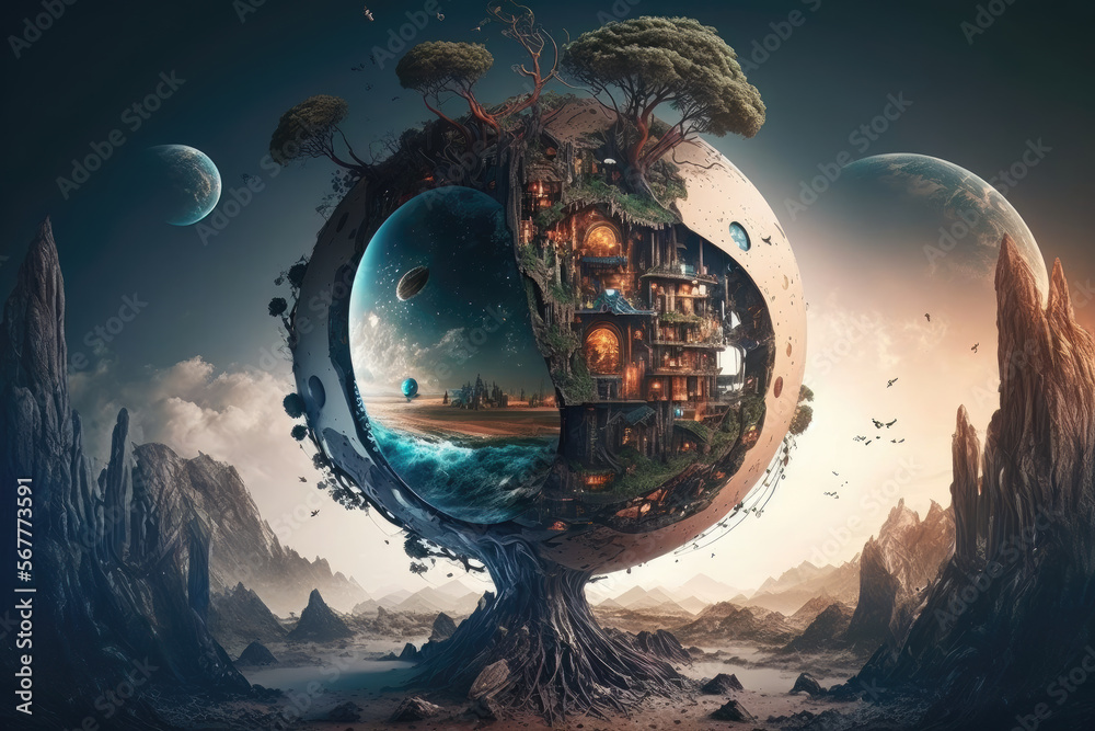 Parallel Realms: An Alternate Universe with a Fusion of Organic and ...