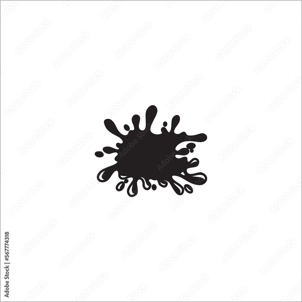 black water splash vector can be used as graphic design Stock Vector ...