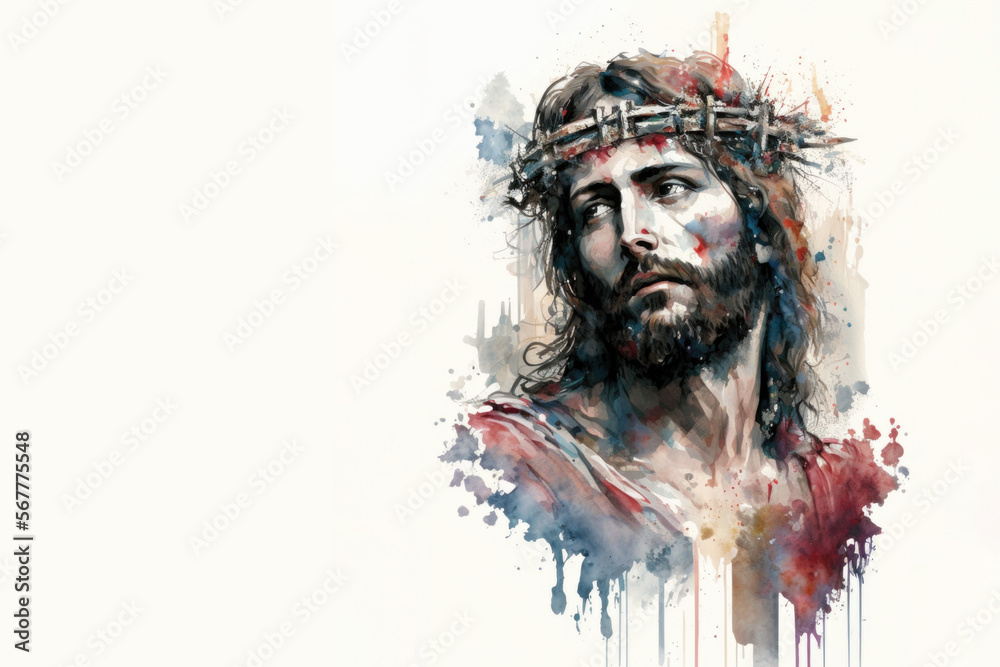 Christ Banner, Generative Ai Stock Illustration | Adobe Stock