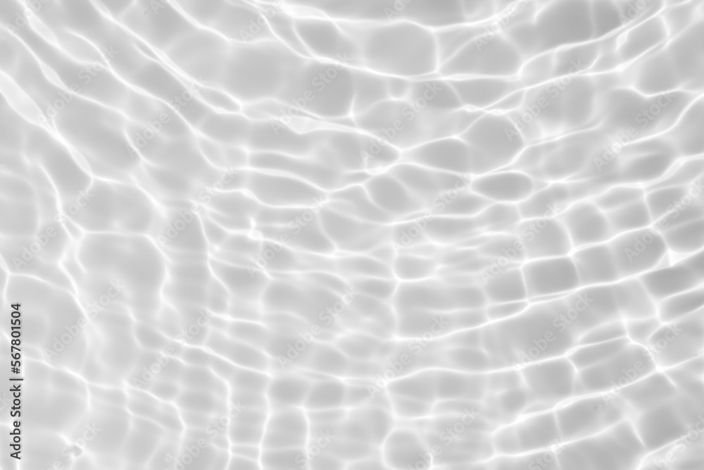 Abstract white transparent water shadow surface texture natural ripple ...