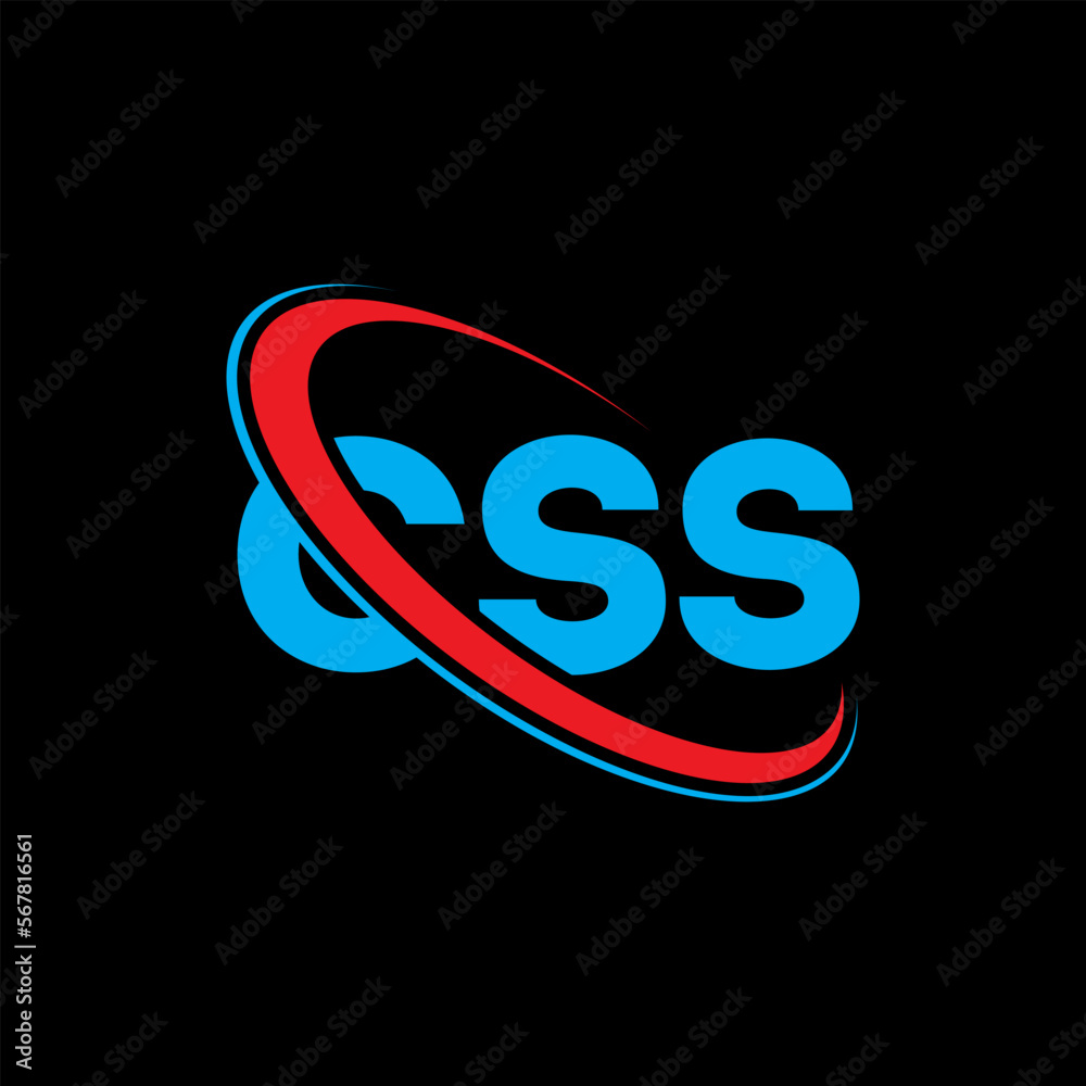 Css Logo Css Letter Css Letter Logo Design Initials Css Logo Linked With Circle And Uppercase