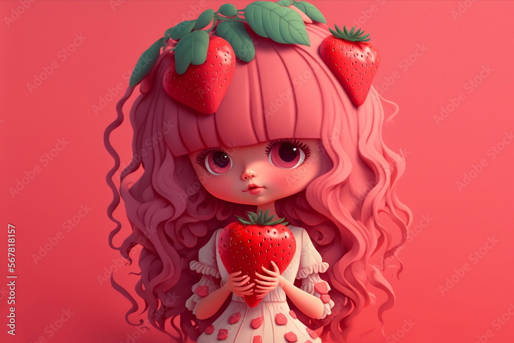 Anime Strawberry Wallpaper