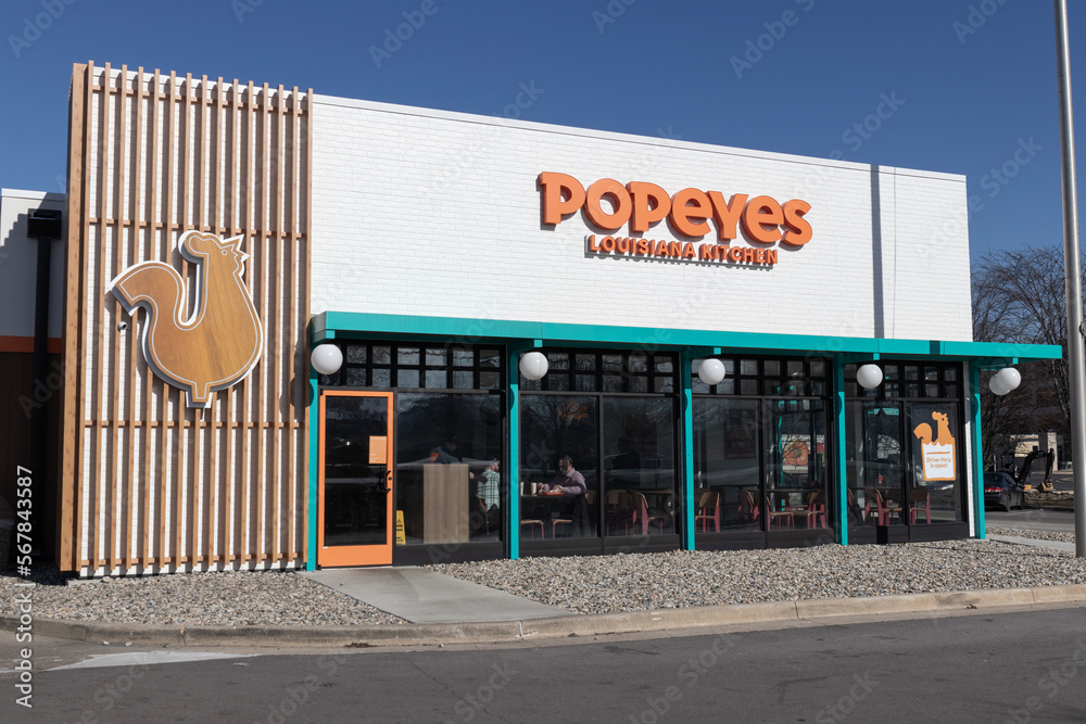 Popeyes Louisiana Kitchen Fast Food Restaurant. Popeyes is known for ...