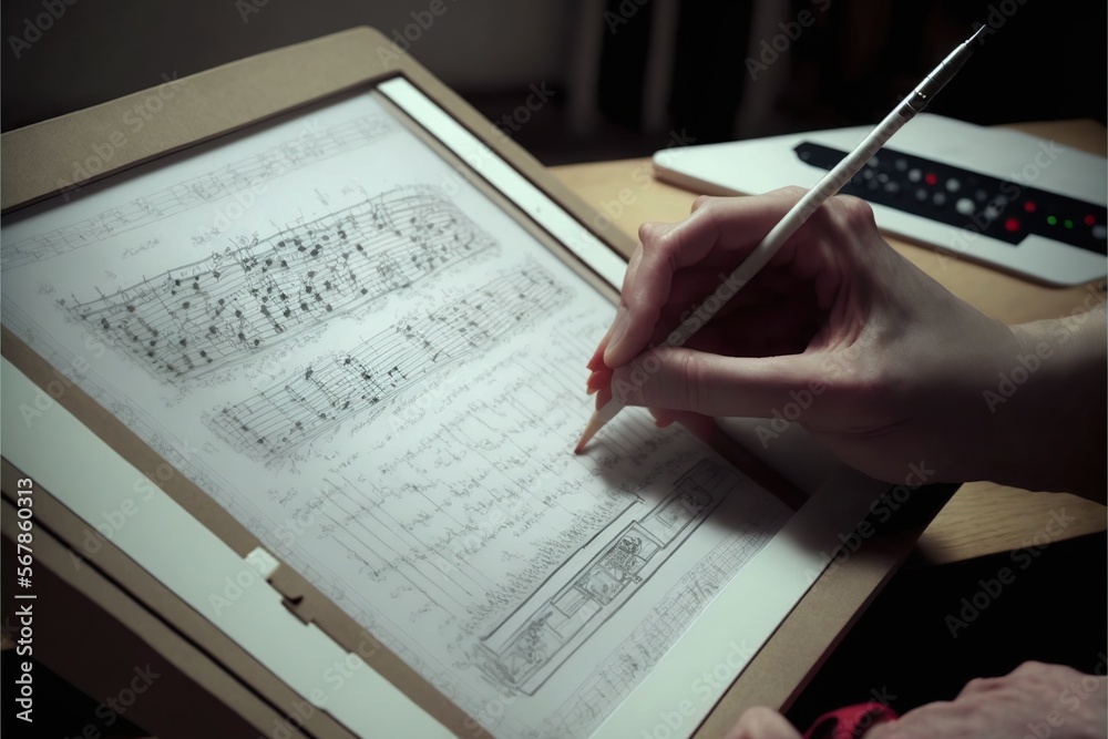 Electronic paper musical instrument that displays sheet music in real ...