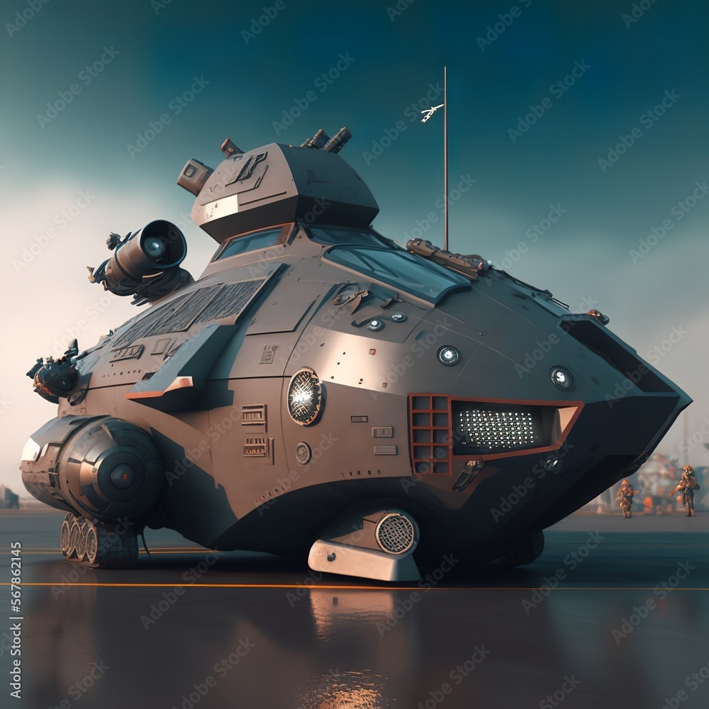 police spaceship bulletproof iron window engine speed army futuristic ...