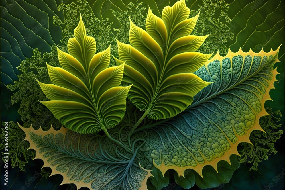 Visualization of the fractal patterns in plant leaf arrangements ... Visualization of the fractal patterns in plant leaf arrangements ...