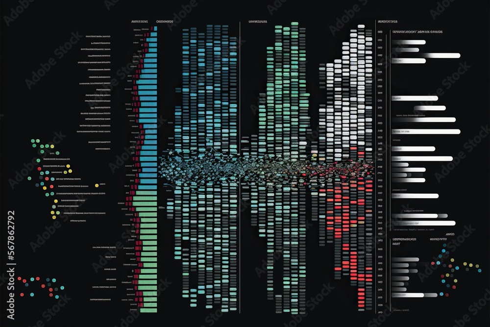 Visualization of the gene expression data from a genome-wide ...