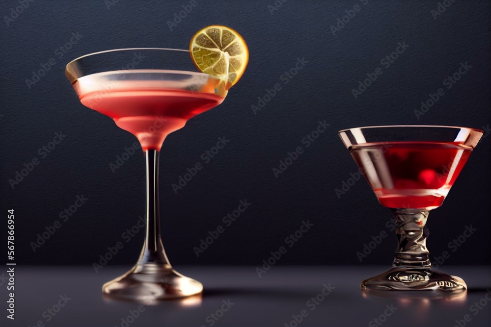 Sazerac alcoholic cocktail with cognac, bourbon, absinthe, bitters ...