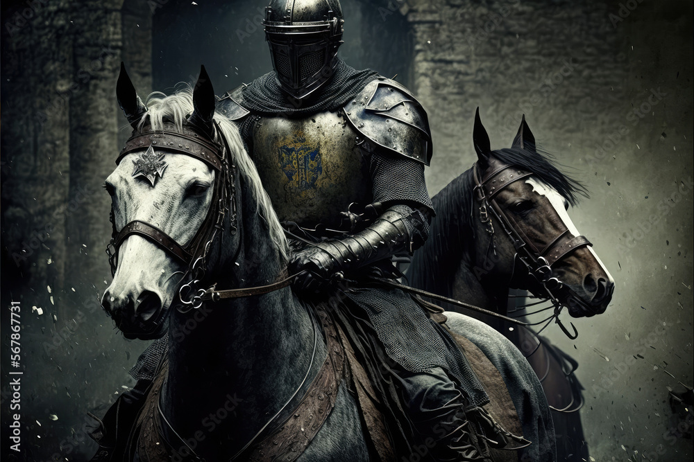 Medieval Black Knight Wallpaper
