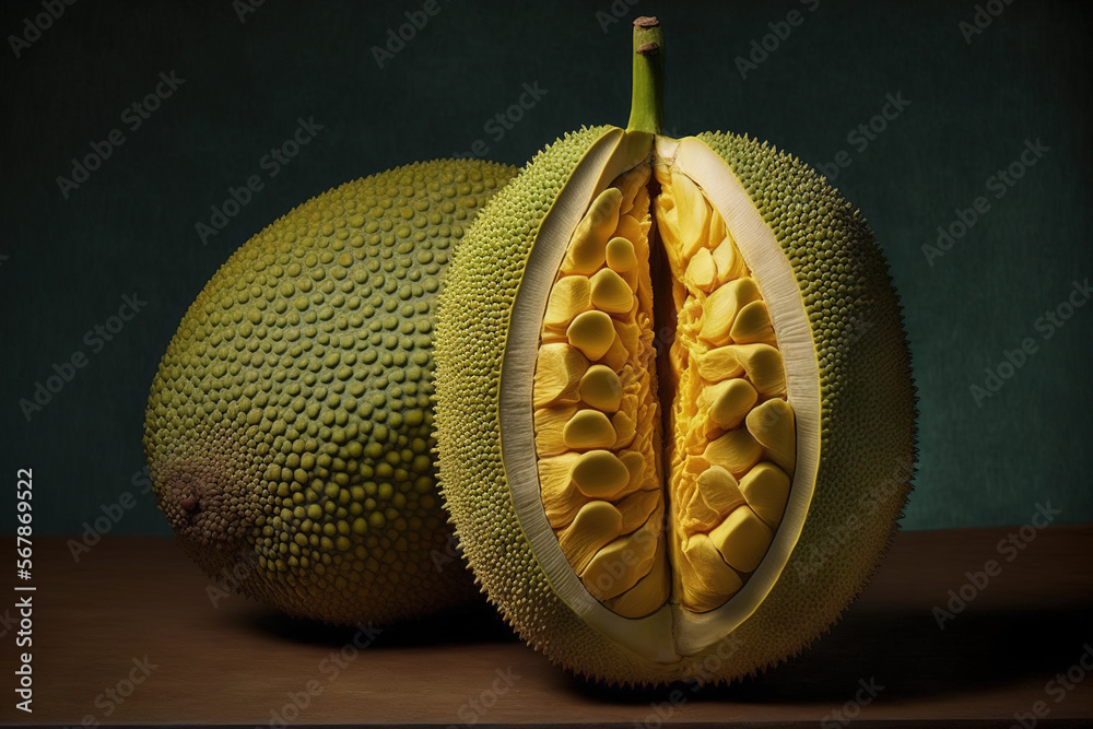 Jackfruit is the result of a cross between the female parent, the ...