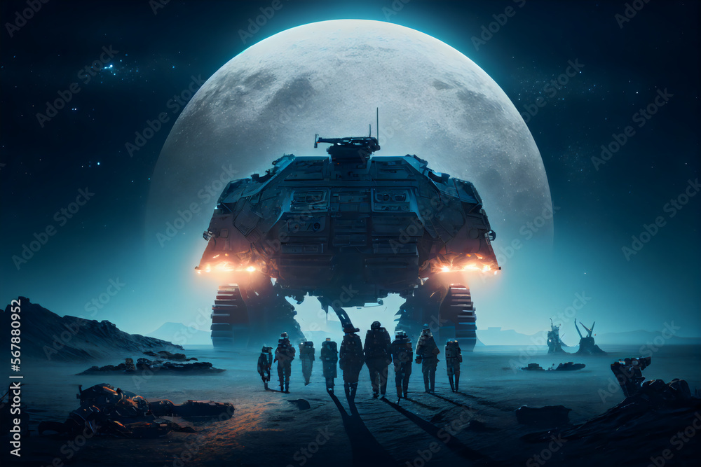 space exploration, Space colonization Stock Photo | Adobe Stock