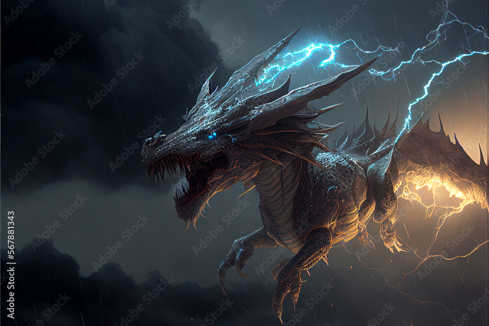 Majestic fantasy dragon background/desktop/wallpaper, magic fairy tale ...