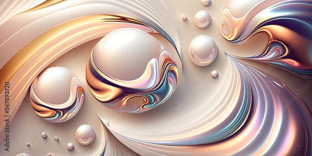 Abstract Pearl design, Digital Art, Shimmer and shine, Luxury Gems and ...