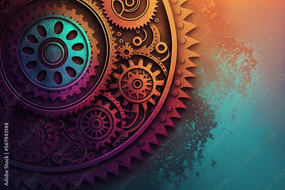 Dark Gears Background