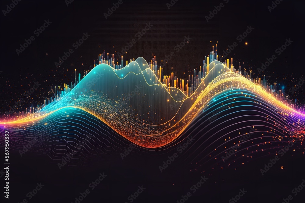 Blockchain fields for data. stream of network connection. Concepts of ...