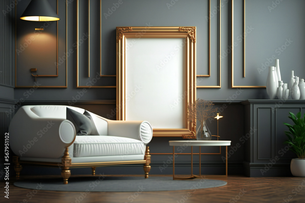 Showcase your artwork or designs in style with this frame mockup set ...