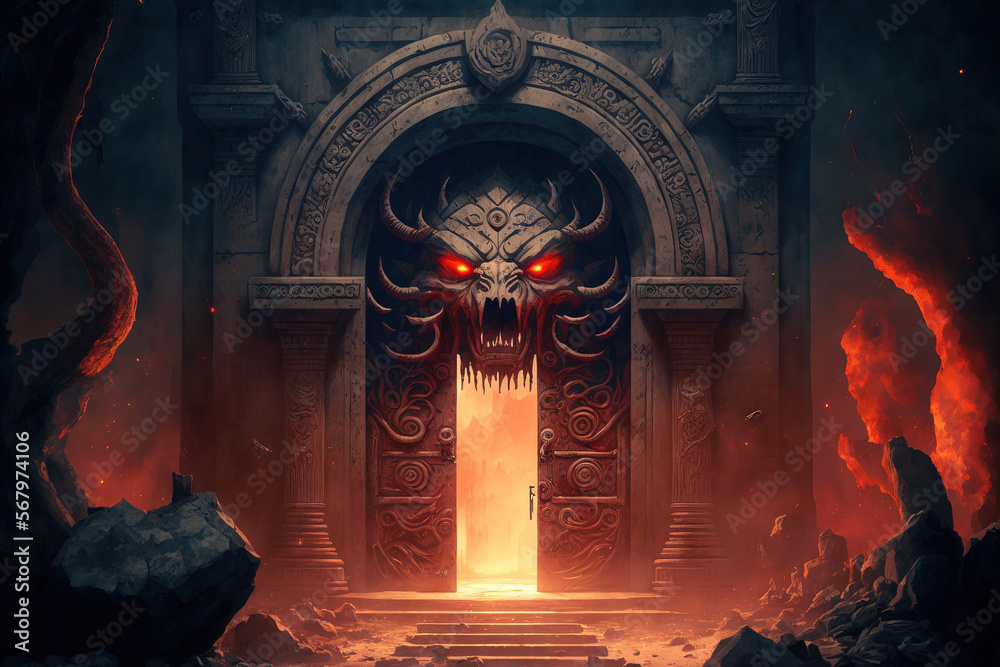 inside the satanists' ancient temple is a portal to hell Hyper ...