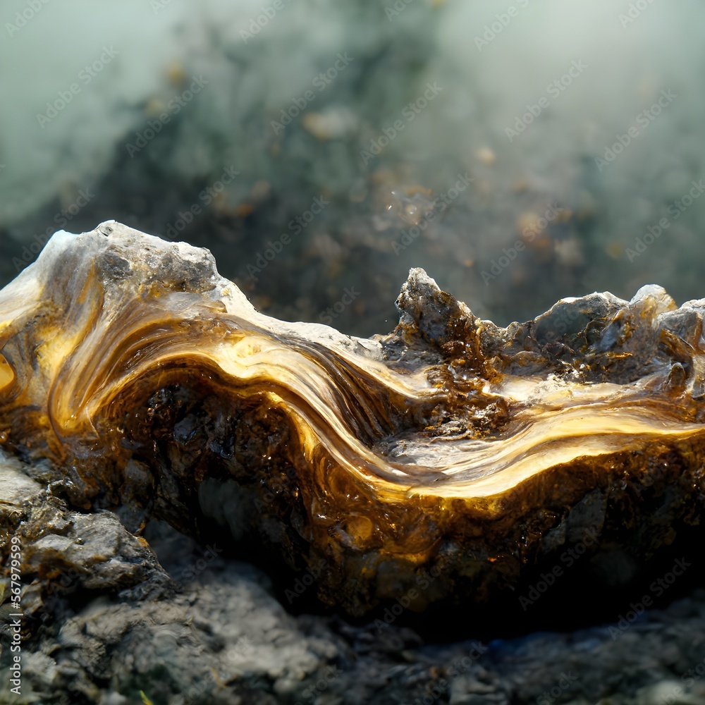 fluid abstract sculpture total shot depth of fields Houdini particles ...