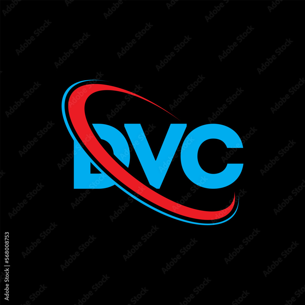 DVC logo. DVC letter. DVC letter logo design. Initials DVC logo linked ...