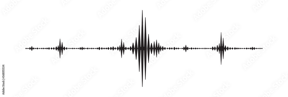 seismogram for seismic measurement. Stock Vector | Adobe Stock
