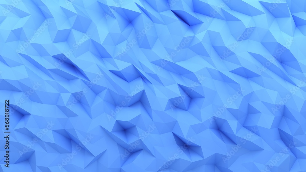 Blue low poly background texture. 3d rendering. Stock Illustration ...
