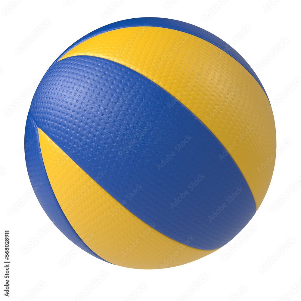 Volleyball ball isolated transparent background 3d rendering Stock ...