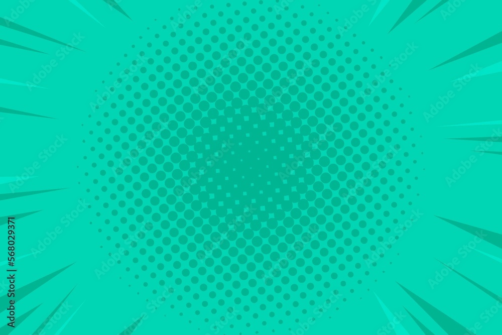 stylish green background comic style Stock Illustration | Adobe Stock