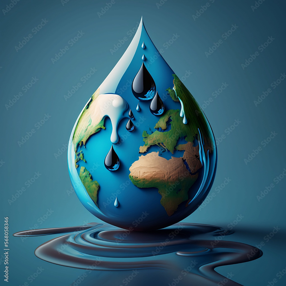 Celebrate International Water Day with a Stunning AI-Generated Globe ...