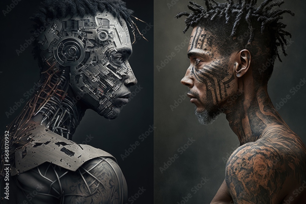 AI as danger, AI takes power, total Annihilation, created with ...