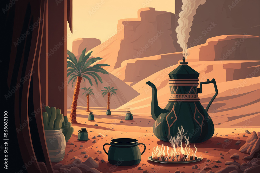Saudi Arabia's Riyadh features a fireplace in the desert and ...