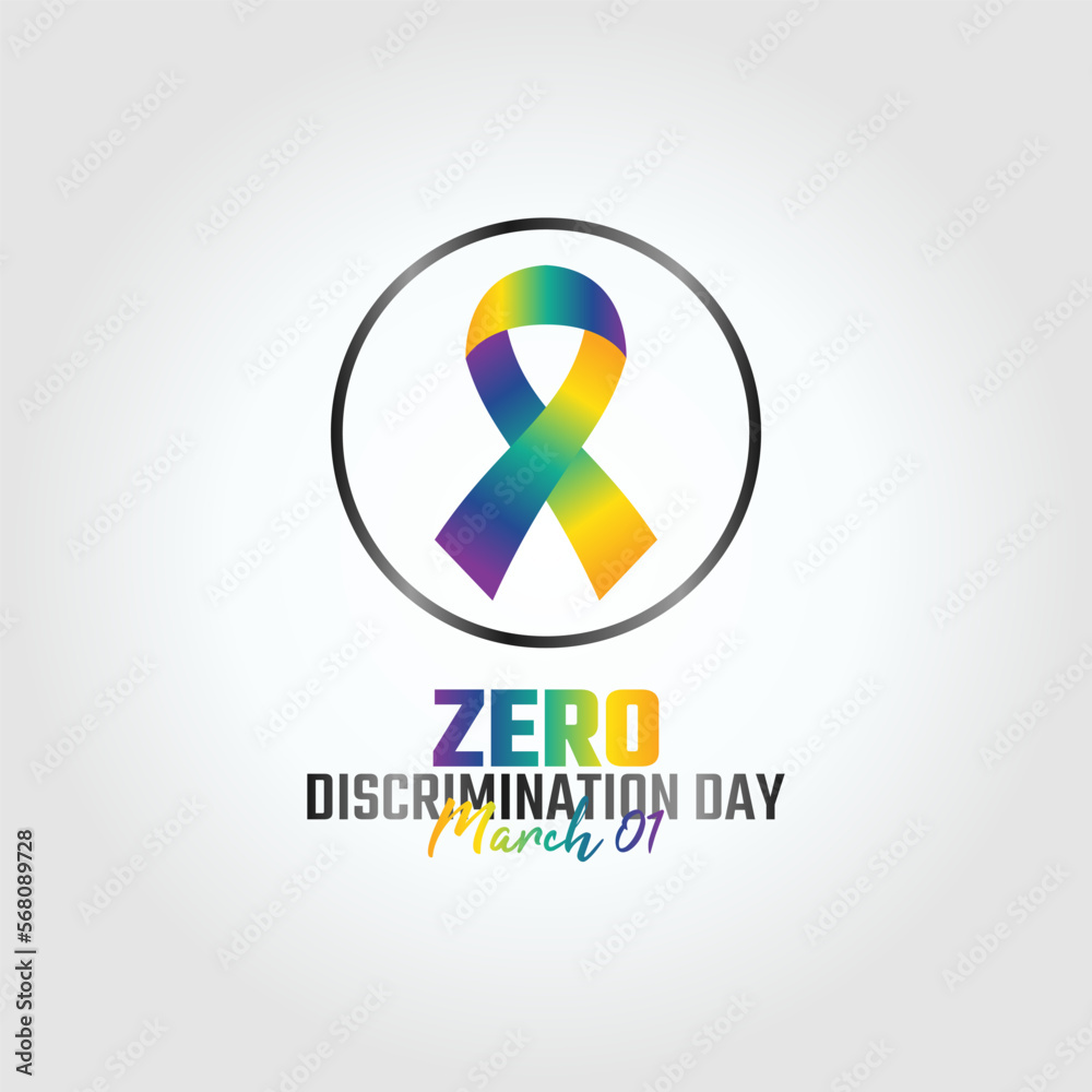 vector graphic of zero discrimination day good for zero discrimination ...