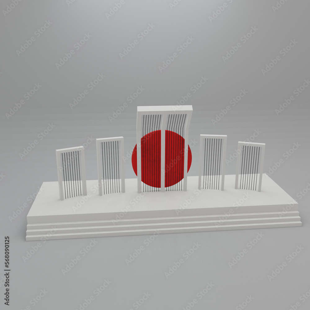 Shahid Minar 3D Design 21 February, International Mother language day ...