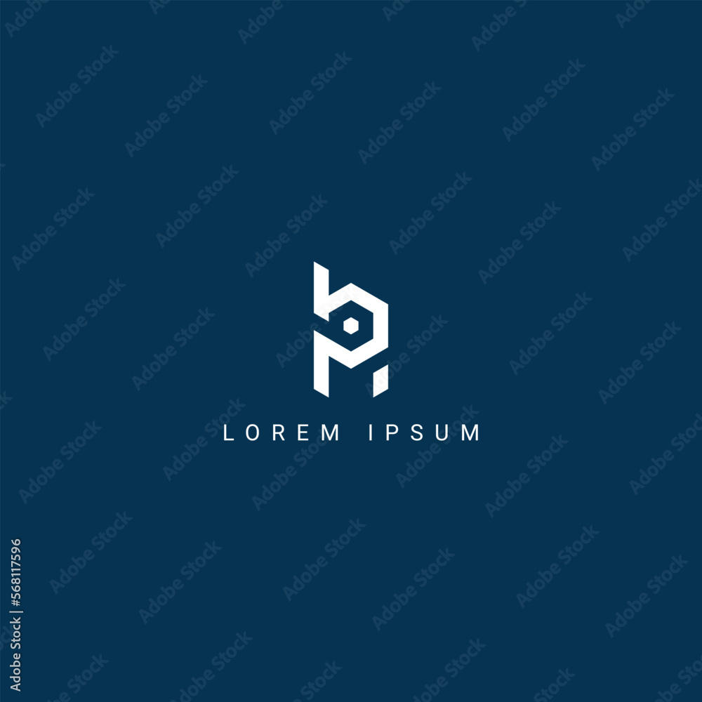Awesome creative trendy letter BM MB initial based Alphabet icon logo ...