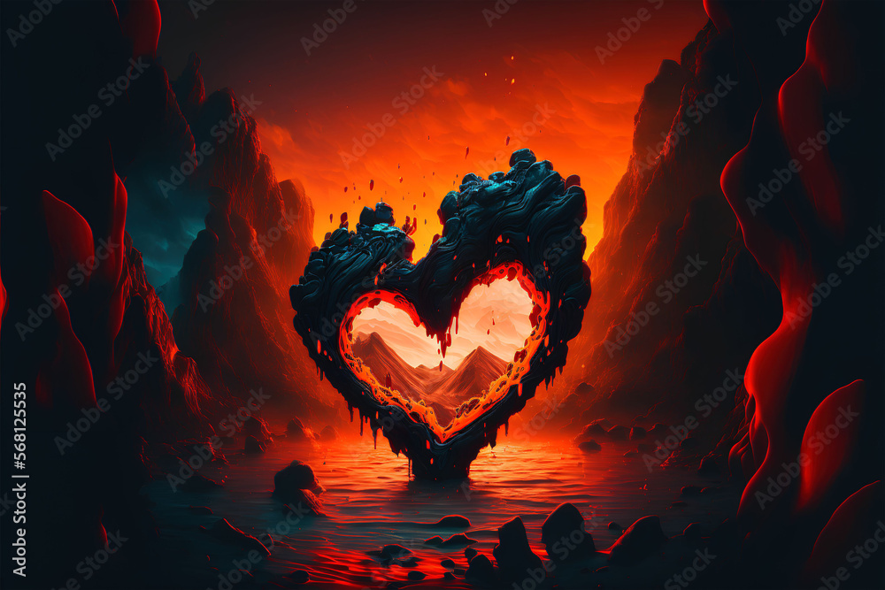 Love Fire Wallpaper