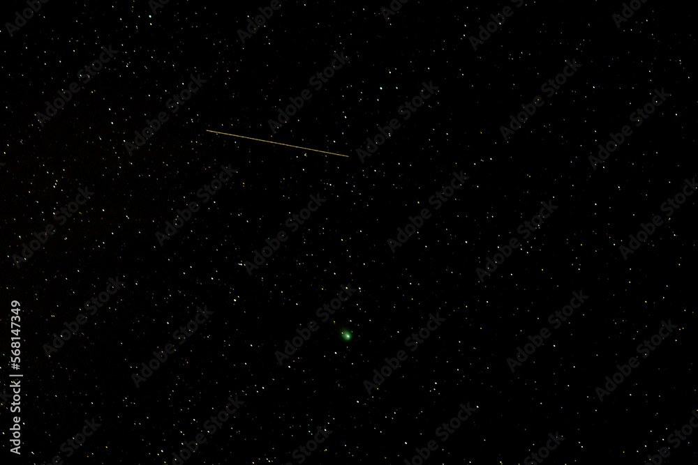 On February 1-2, 2023, the rare green comet C/2022 E3 (ZTF) made its closest approach to earth ...
