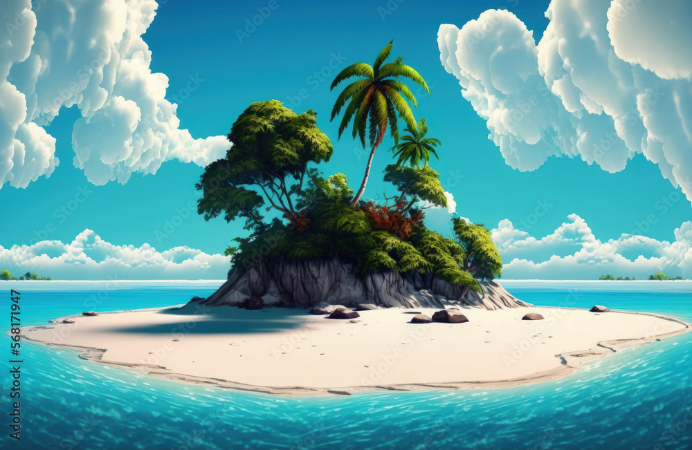 Beautiful Island Scenery