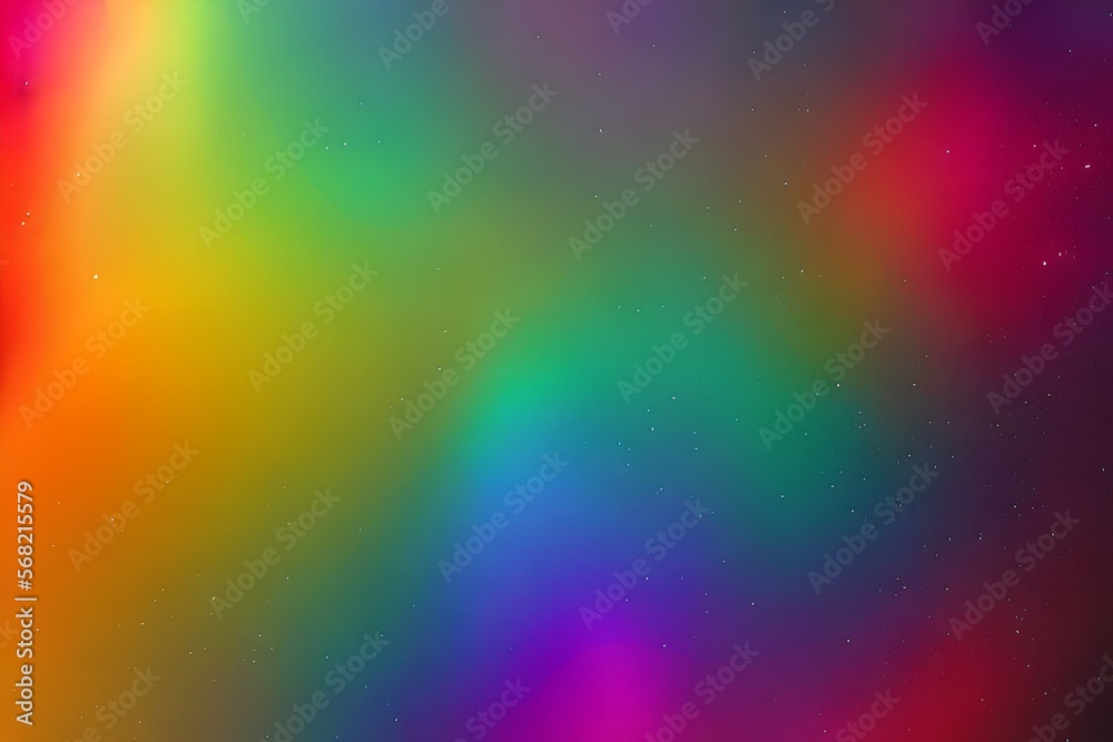 Rainbow Radiance: A Colorful Rainbow Gradient Overlay - Generated by AI ...