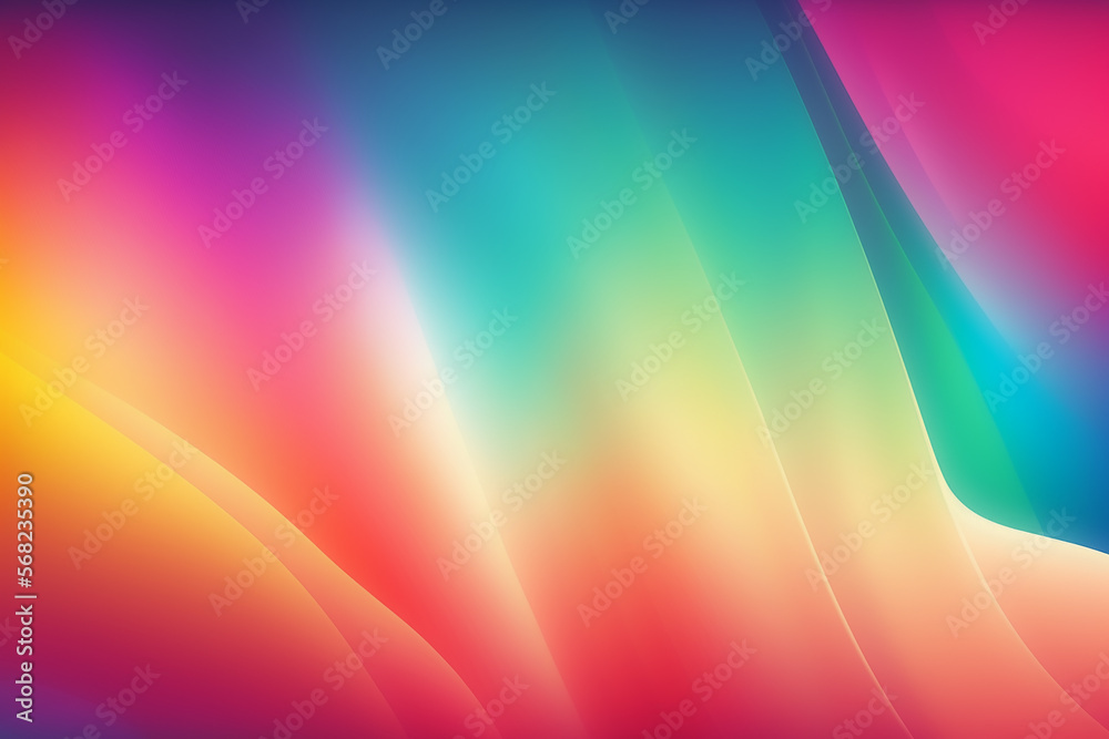 Soft colorful gradient background, desktop wallpaper, copy space ...