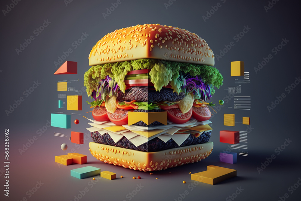 fast food hamburguer, burguer, databases that adapt to your needs ...