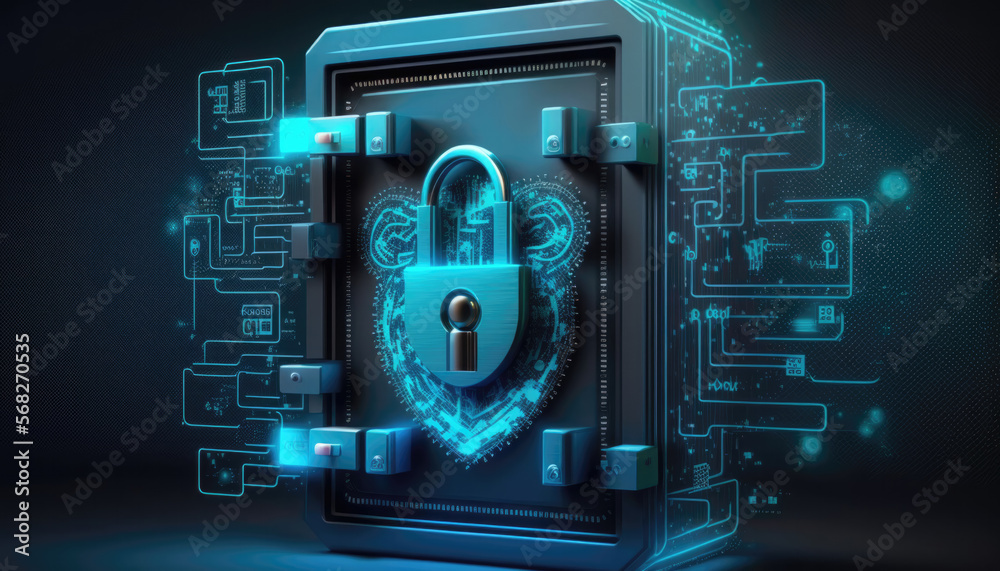 impenetrable digital cyber security vault for protection of private ...