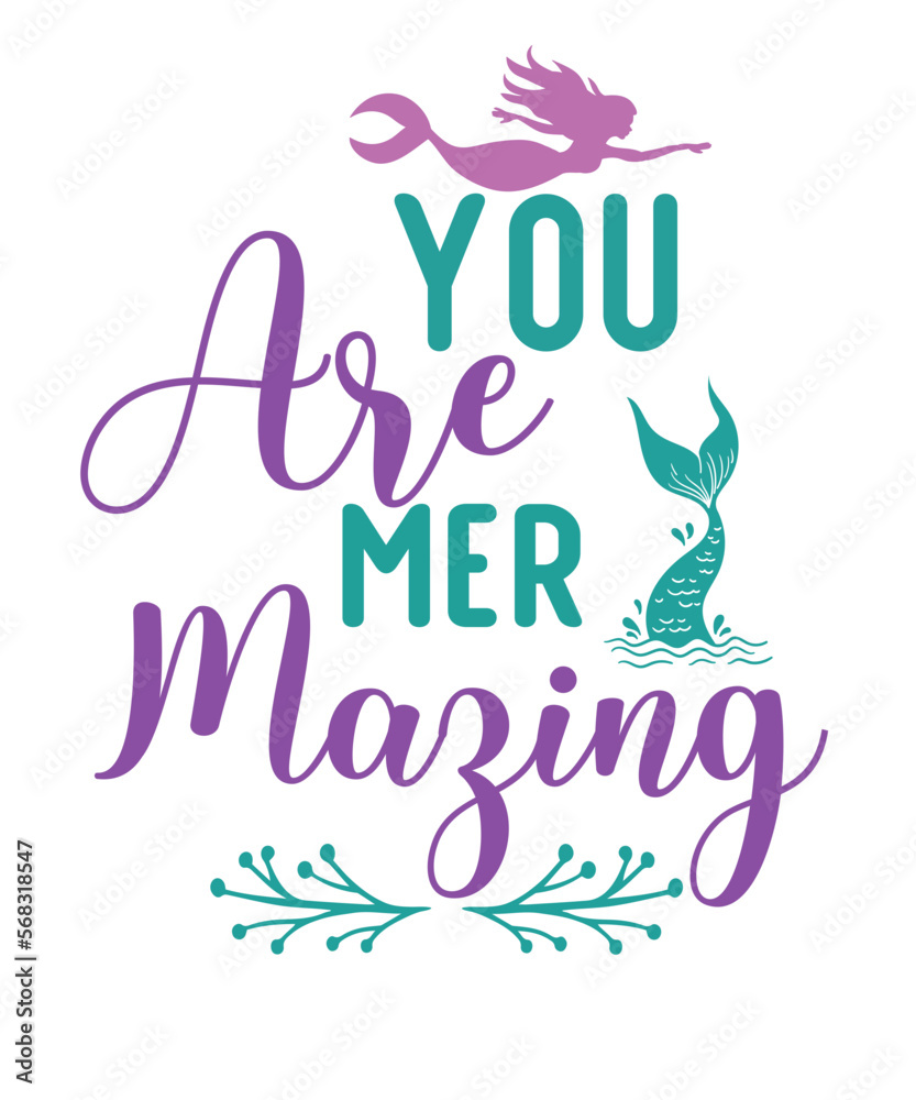 Mermaid Bundle SVG Designs, Mermaid Designs Svg, Mermaid Svg, SVG File ...