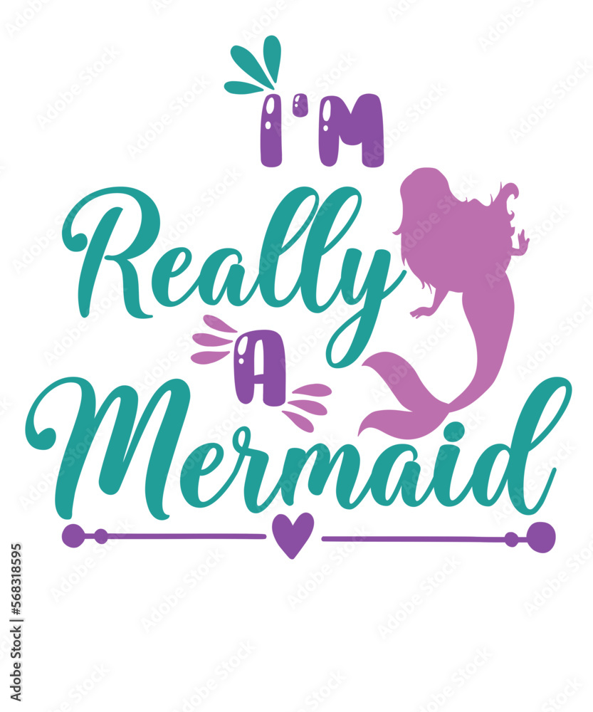 Mermaid Bundle SVG Designs, Mermaid Designs Svg, Mermaid Svg, SVG File ...