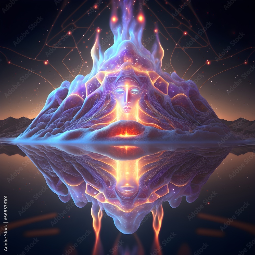 DMT air water fire earth element multiverse otherworldly ethereal ...