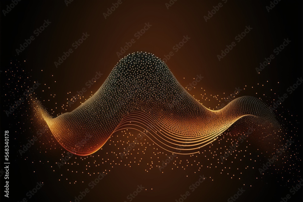 abstract, digital, dust, wave, particles, futuristic, point, cloud ...