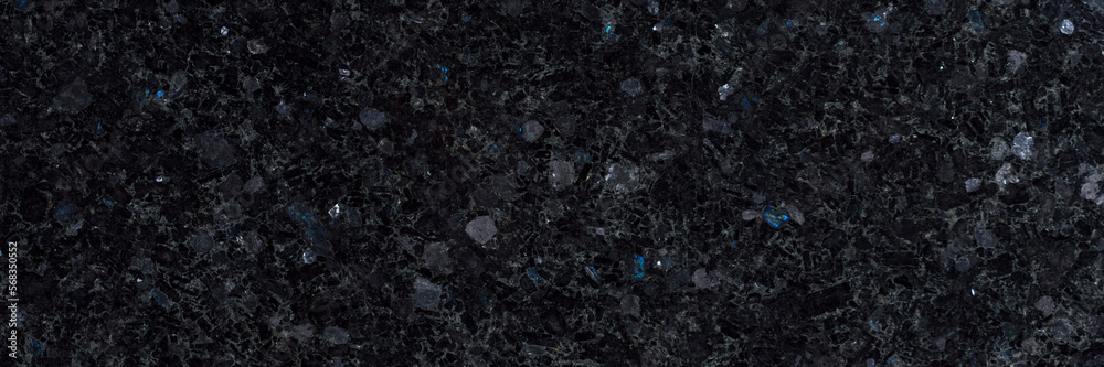 Black labradorite stone texture. Long slab pattern for interior design ...