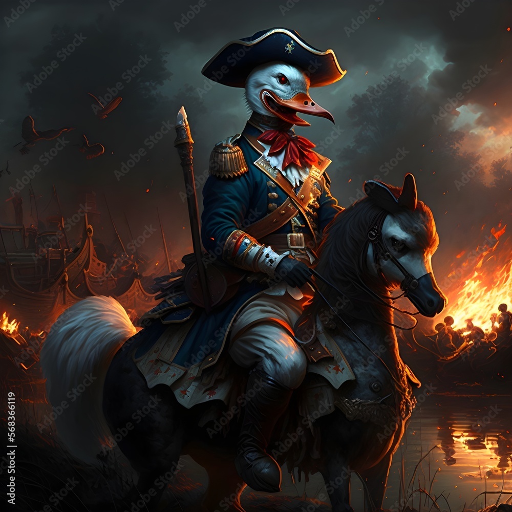 battlefield in the 18th century with a lot of soldiers on the left and ...